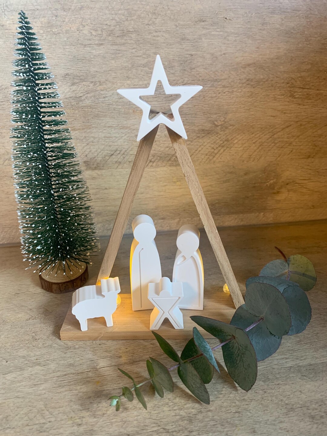 Small Nativity Scene, Christmas Nativity Scene, Mini Nativity Scene ...