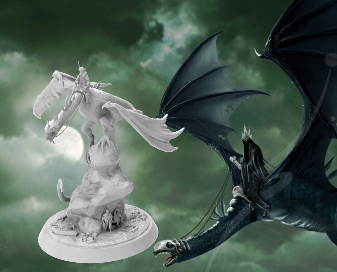 Nazgul-Sam-Frodo Diorama LOTR Stl File for 3D Printing,3D Digital File ...