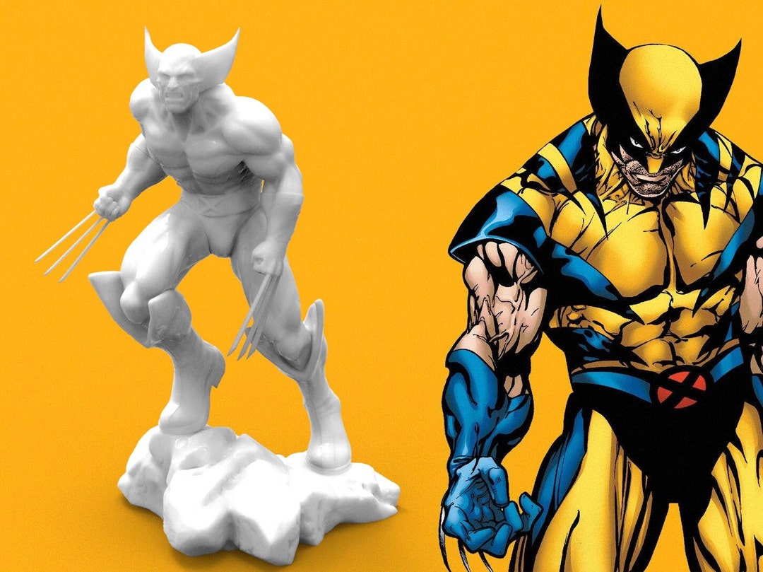 Marvel wolverine STL File, 3D Digital Printing STL File for 3D Printers ...