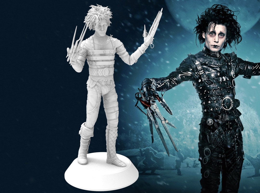Edward Scissorhands STL File, 3D Digital Printing STL File for 3D ...