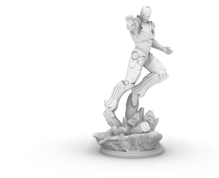 Marvel Iron Man STL File, 3D Digital Printing STL File for 3D Printers ...