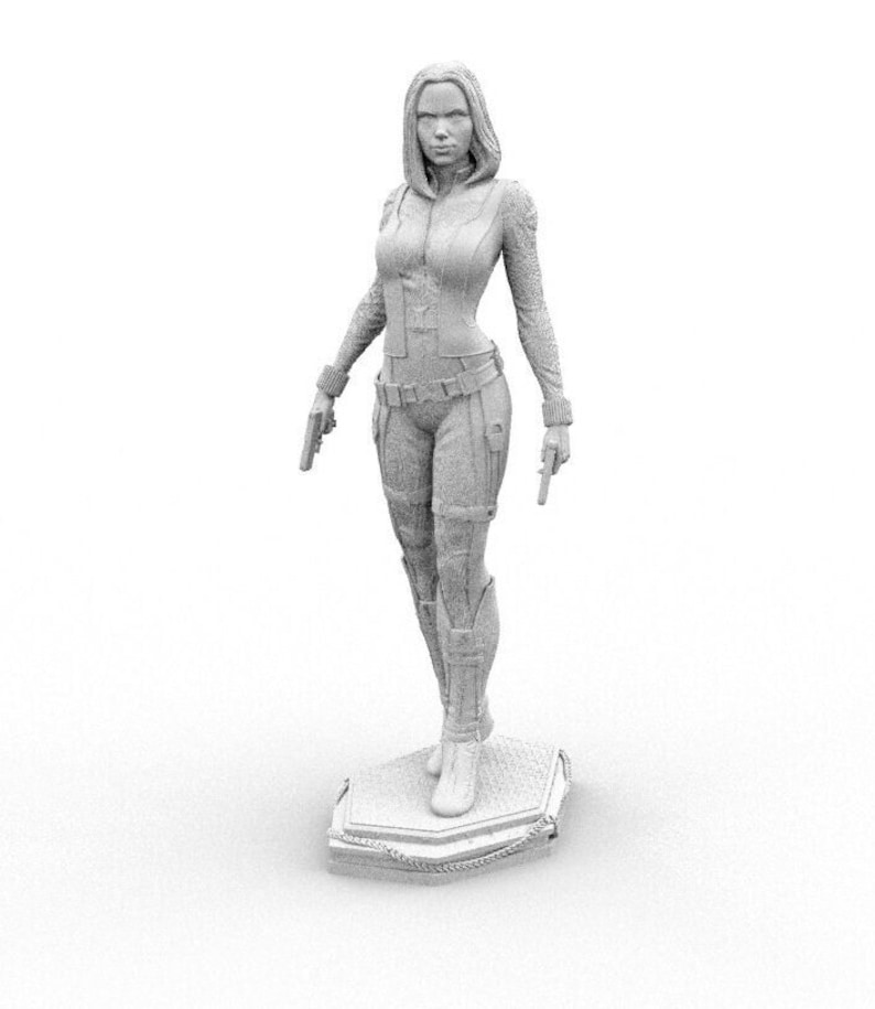 Marvel black Widow STL File, 3D Digital Printing STL File for 3D Printers, Movie Characters ...