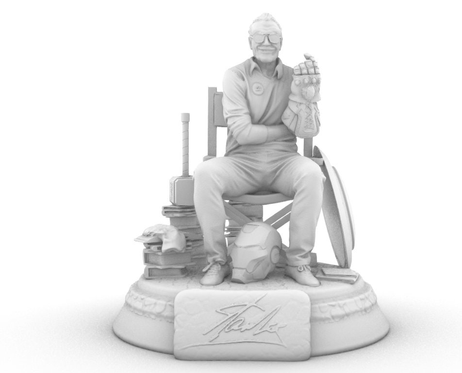 Marvel Stan Lee STL File, 3D Digital Printing STL File for 3D Printers ...