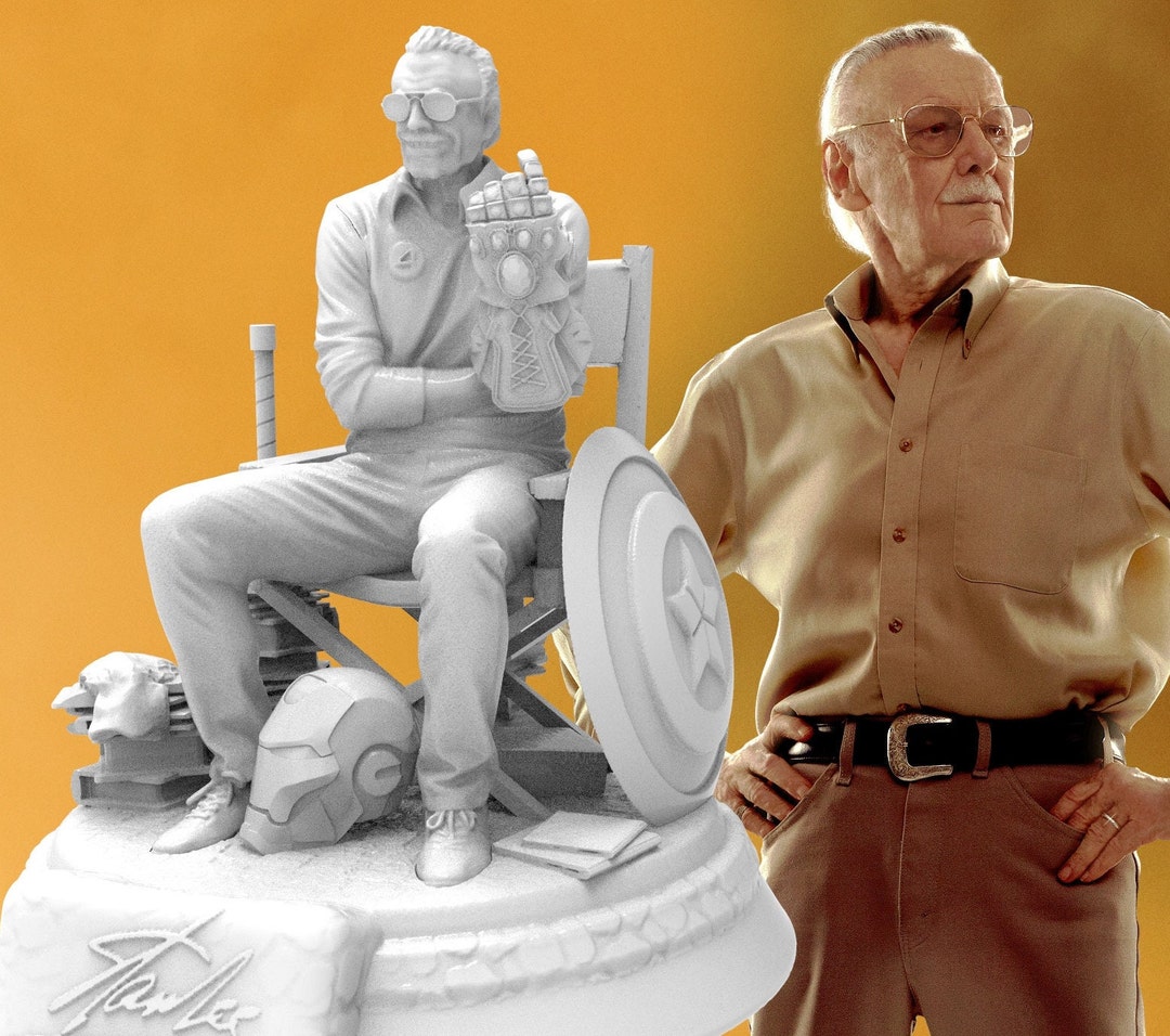 Marvel Stan Lee STL File, 3D Digital Printing STL File for 3D Printers ...