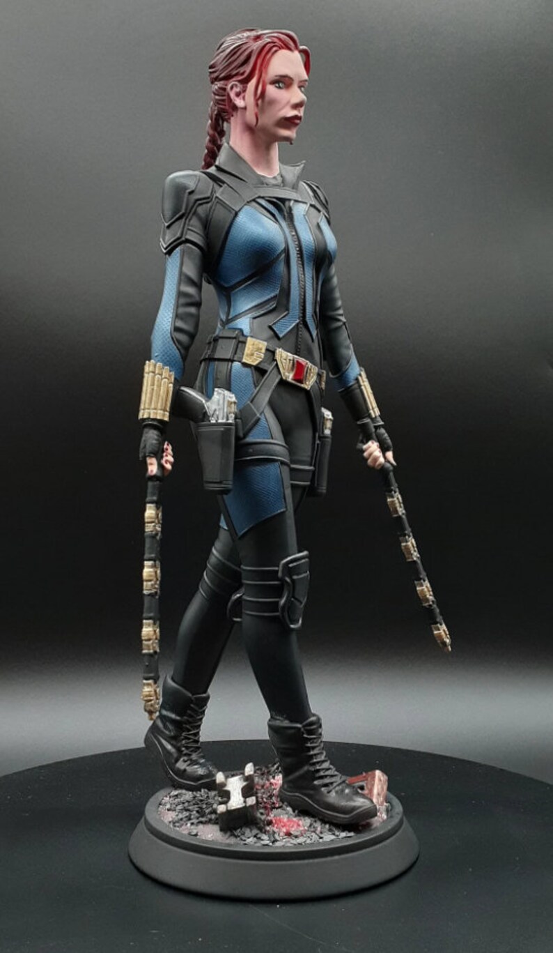 Marvel black Widow STL File, 3D Digital Printing STL File for 3D Printers, Movie Characters ...
