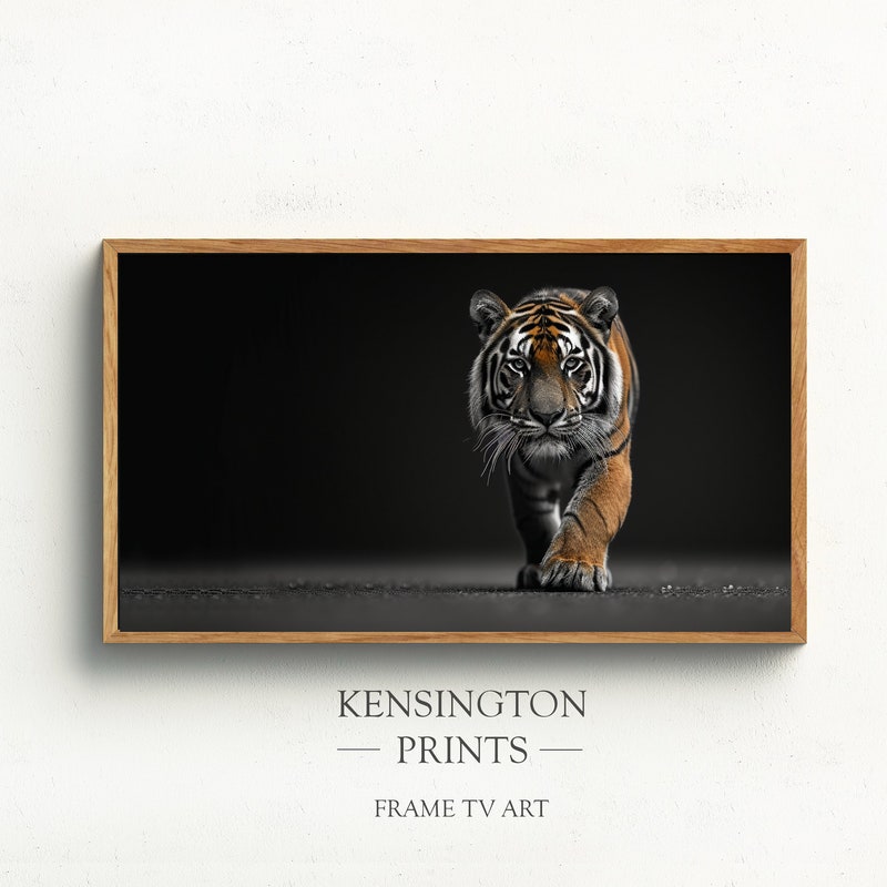 Framed Tiger Print - Etsy