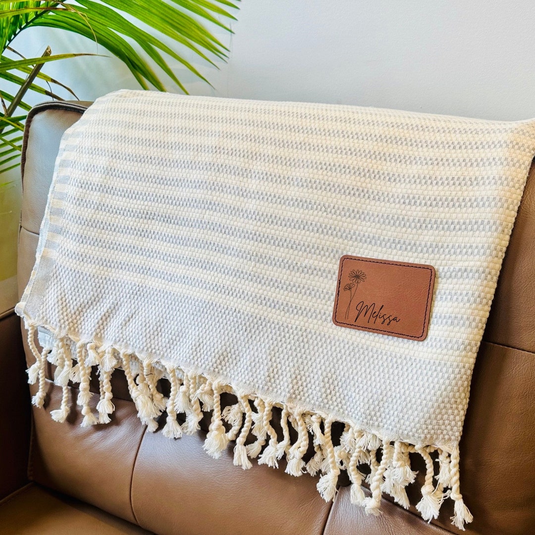 Blossoming Love Birth Flower Throw: Birth Flower Throw Blanket ...