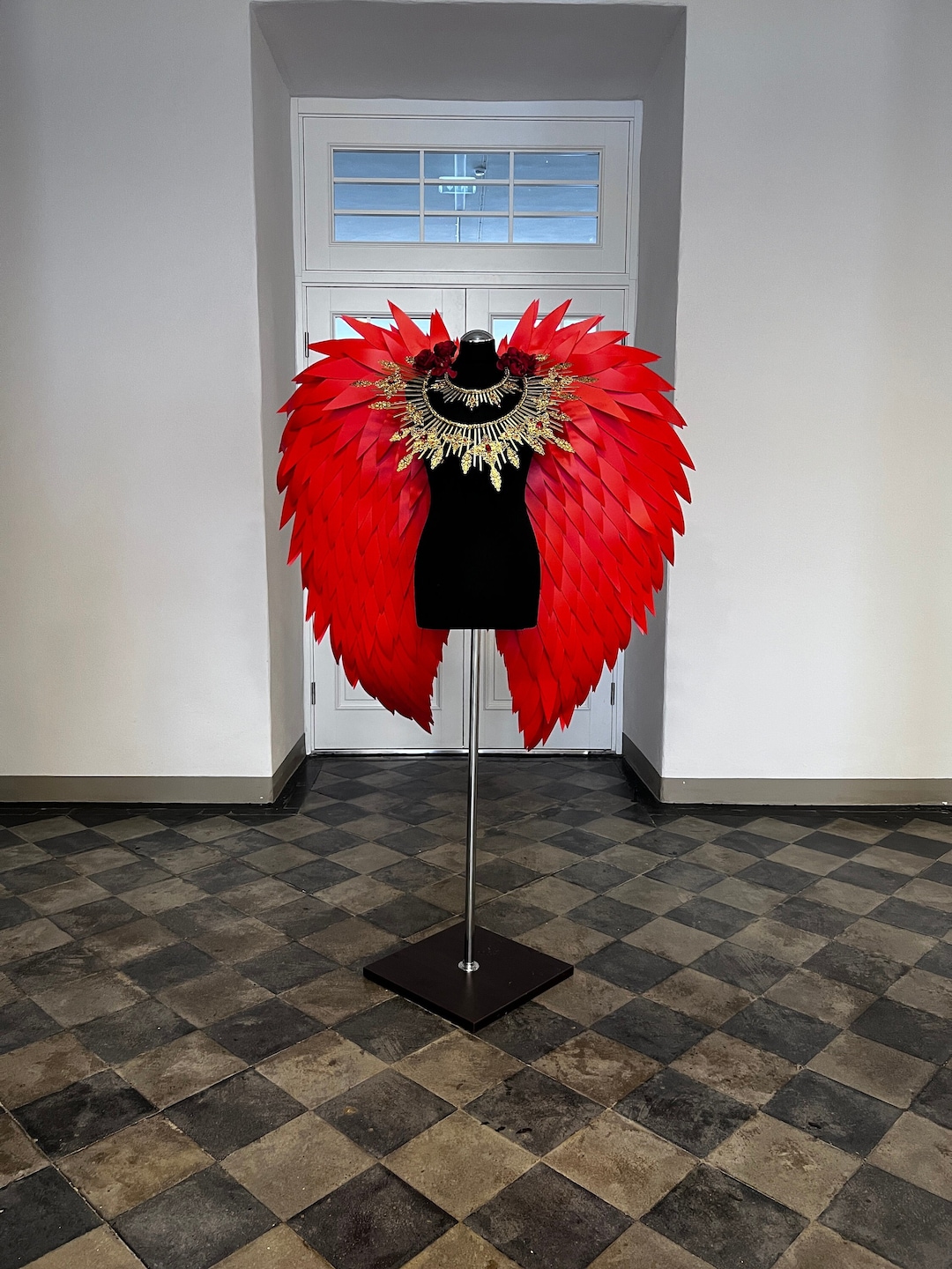 Red Angel Wings Costume, Moveable Wings, Halloween, Cosplay Costume - Etsy