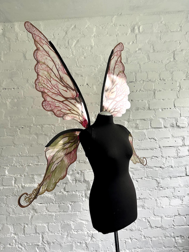 Pink Forest Fairy Wings: Festival Elf Costume - Etsy