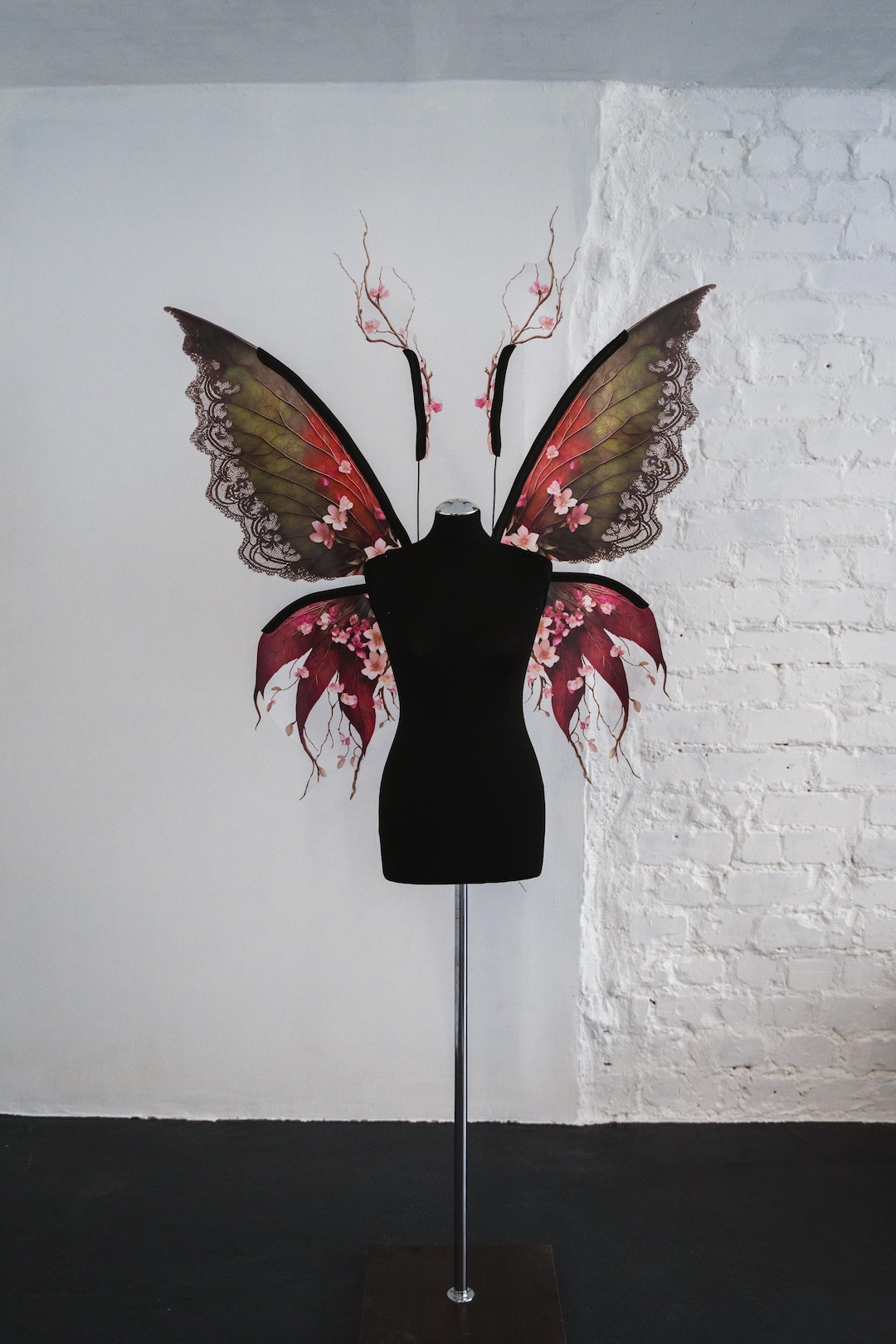 Gothic Dark Fairy Wings: Halloween Costume, Cosplay, Festival Wings - Etsy