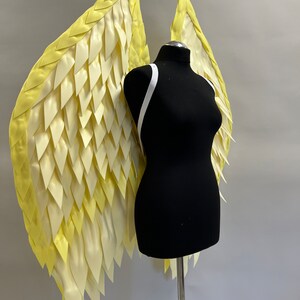 Yellow Angel Wings Costume: Hazbin Hotel Cosplay, Halloween Decor - Etsy