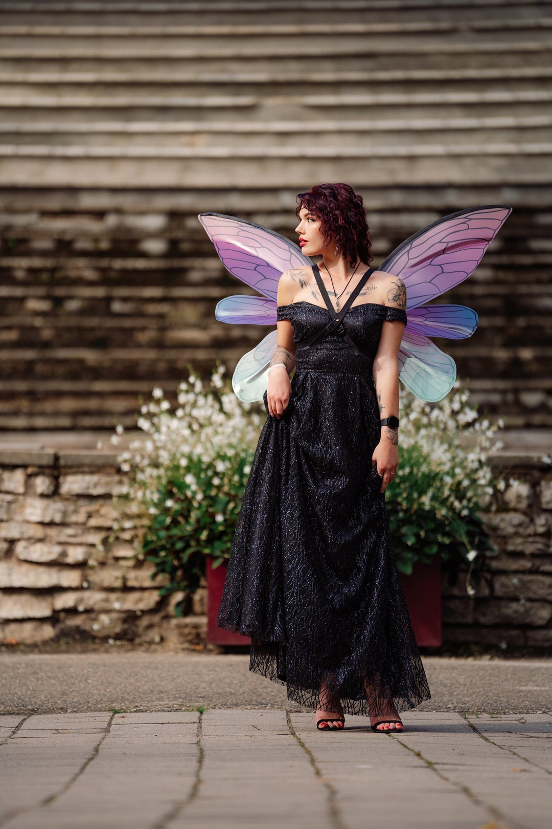 Pink Fairy Wings Costume, Cospay Costume, Halloween Decor - Etsy