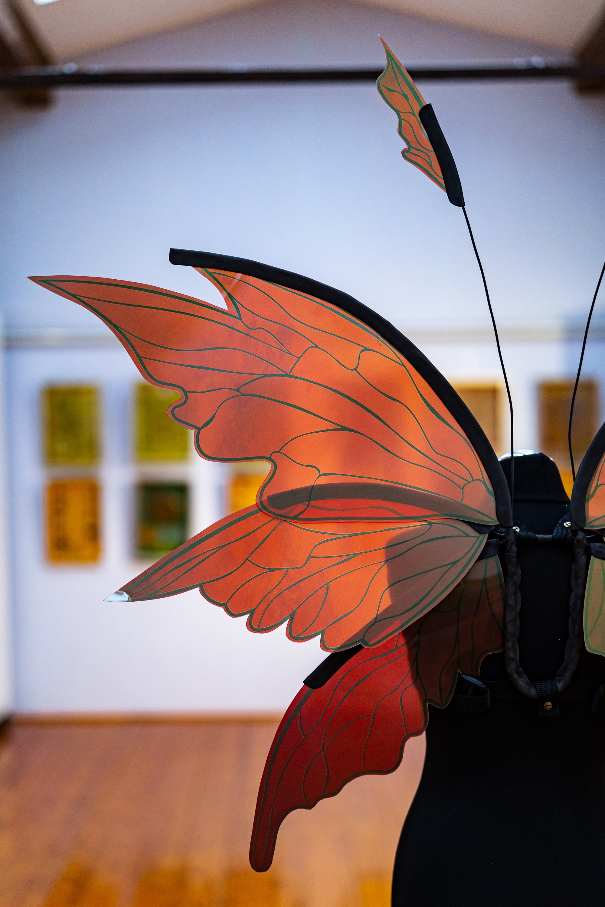 Red Fairy Wings Costume: Iridescent Elf Cosplay Prop - Etsy