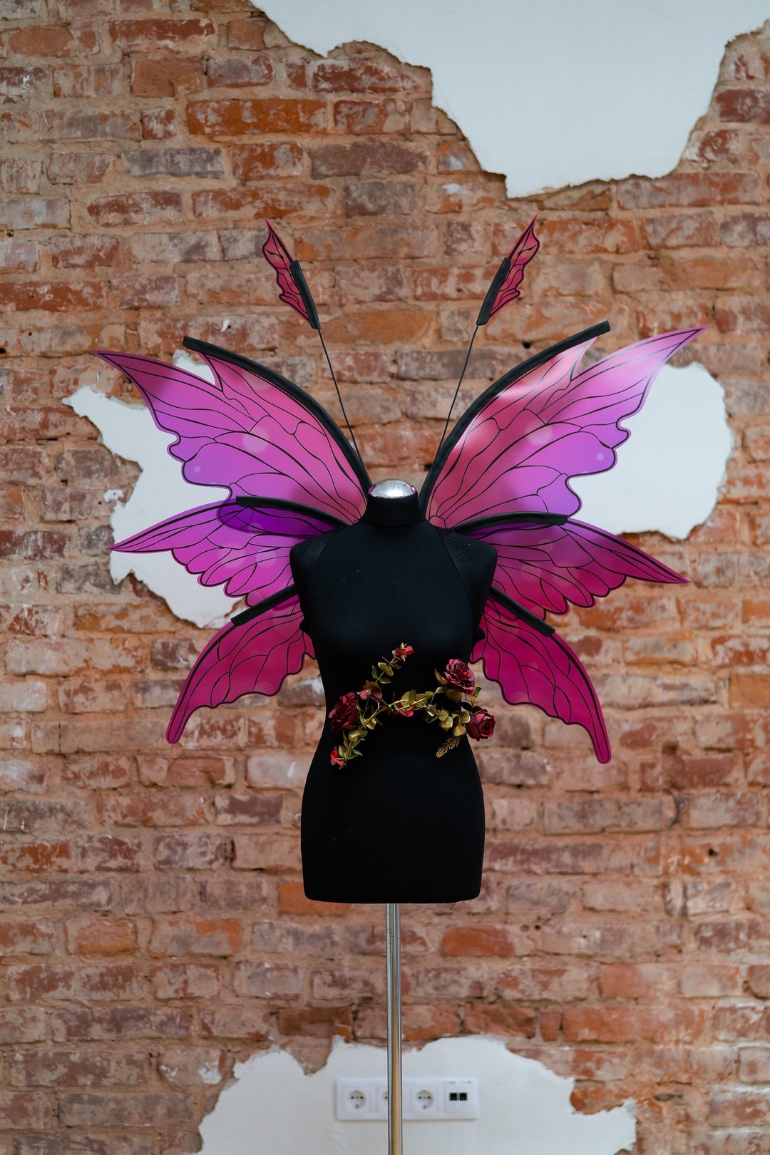 Pink Fairy Wings Costume, Elf Wings,photography Prop, Halloween ...