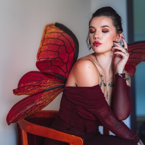 Red Fairy Wings Costume, Cospay Wings, Photography Prop - Etsy