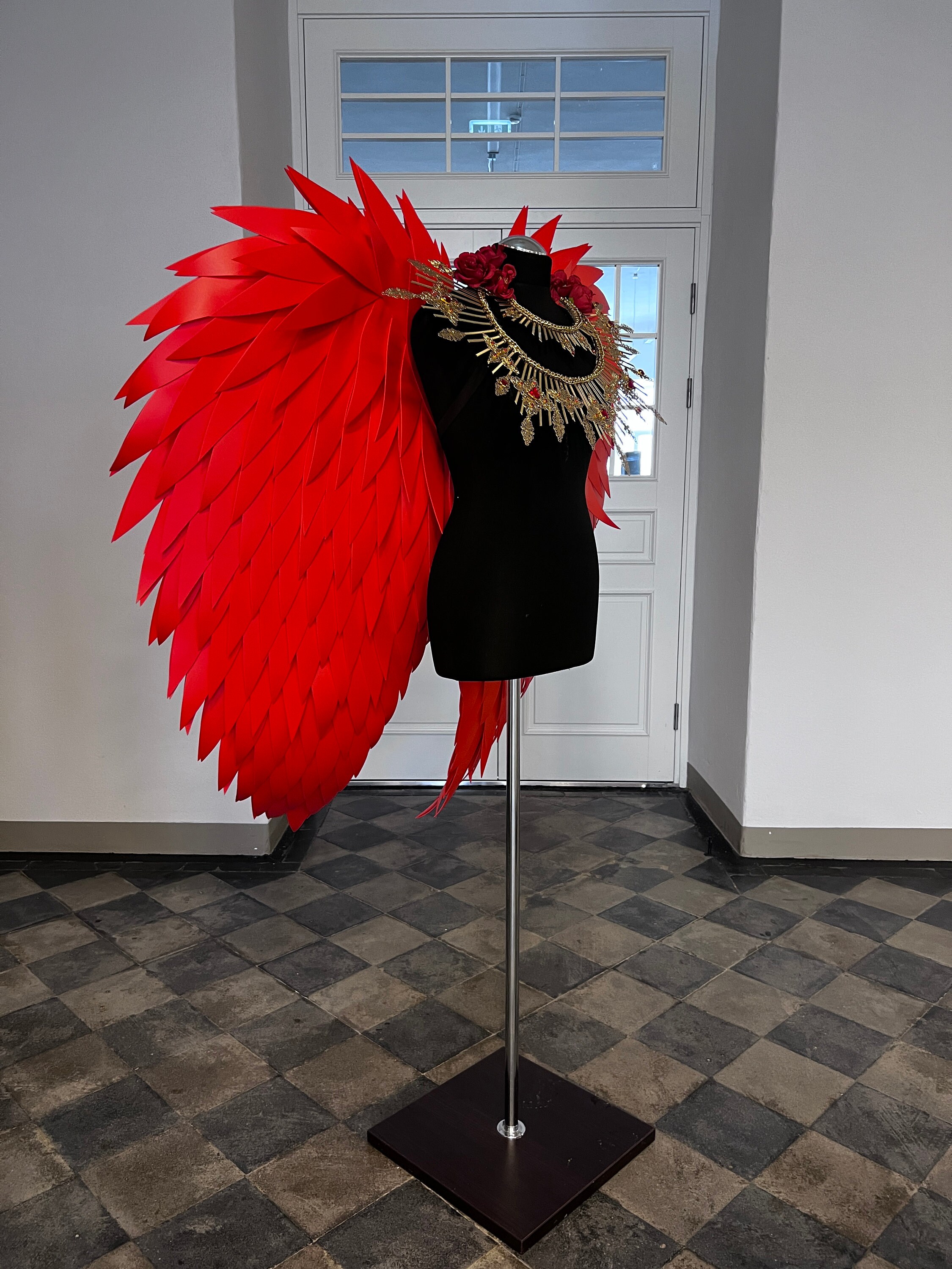 Red Angel Wings Costume, Moveable Wings, Halloween, Cosplay Costume - Etsy