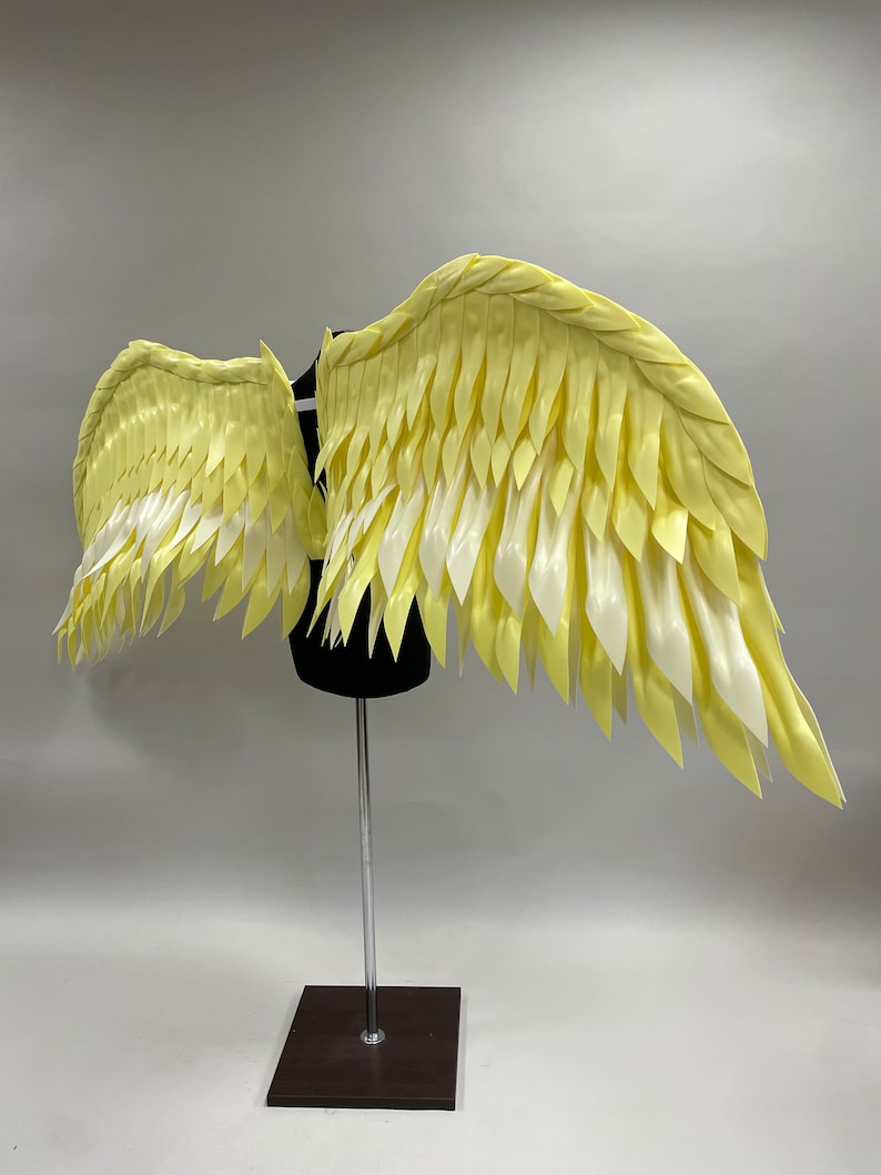Adam Wings, Cosplay Costume, Hazbin Hotel, Yellow and Light Yellow ...