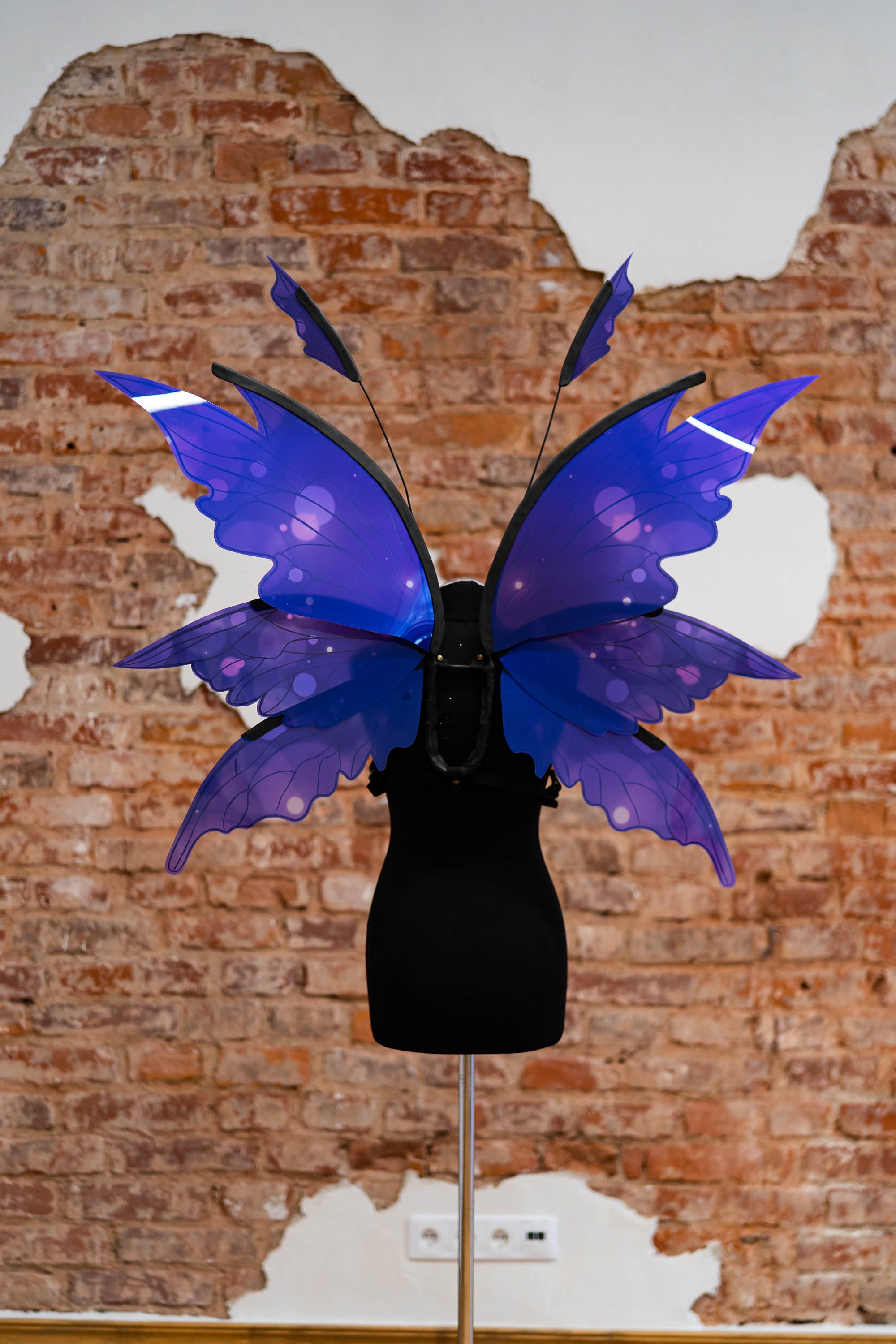Purple Iridescent Fairy Wings: Cosplay Elf Costume - Etsy