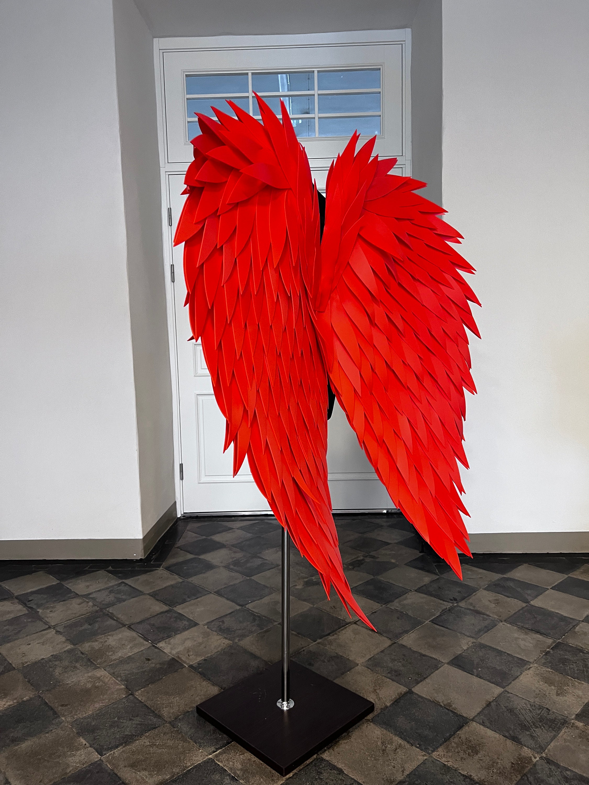 Red Angel Wings Costume, Moveable Wings, Halloween, Cosplay Costume - Etsy