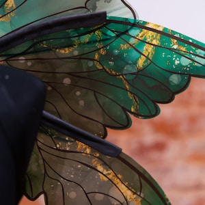 Green Iridescent Fairy Wings: Elf Cosplay Costume, Photography Prop - Etsy