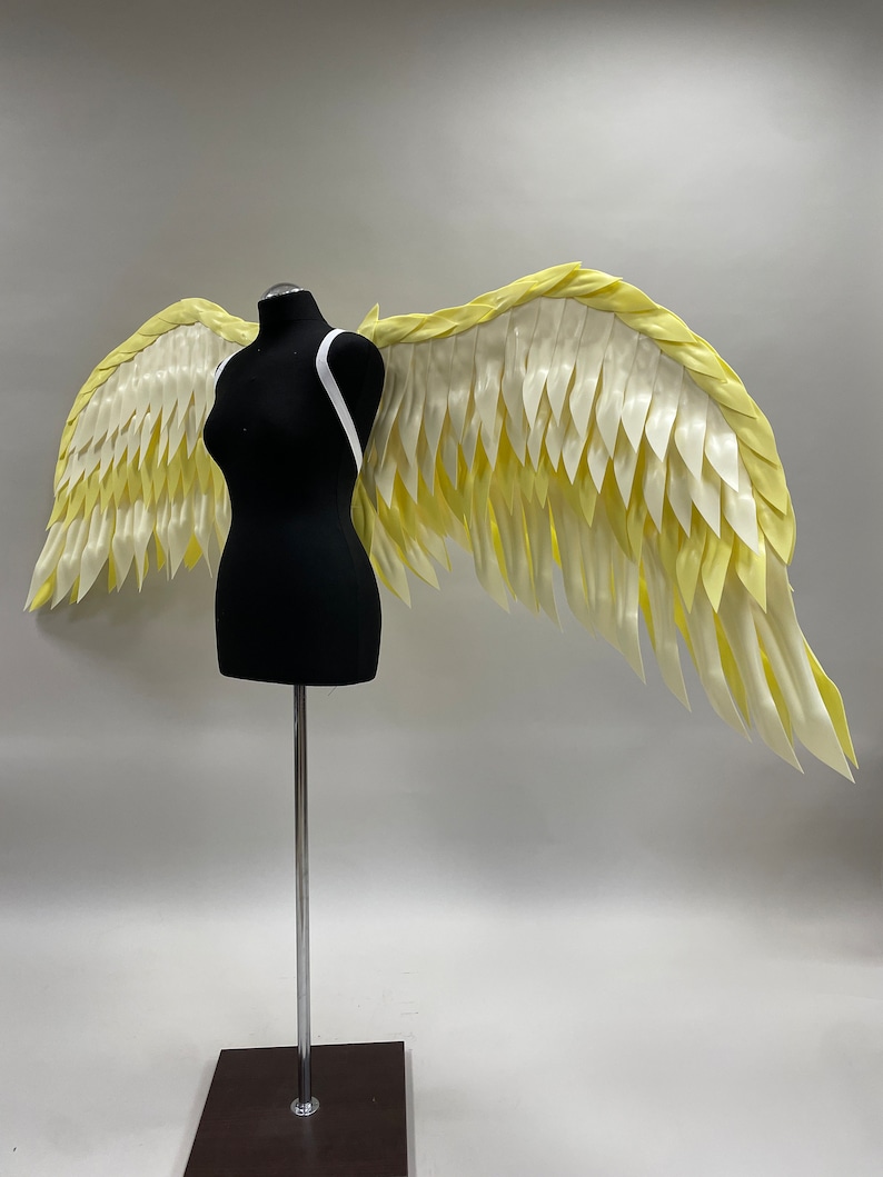 Adam Wings, Cosplay Costume, Hazbin Hotel, Yellow and Light Yellow ...