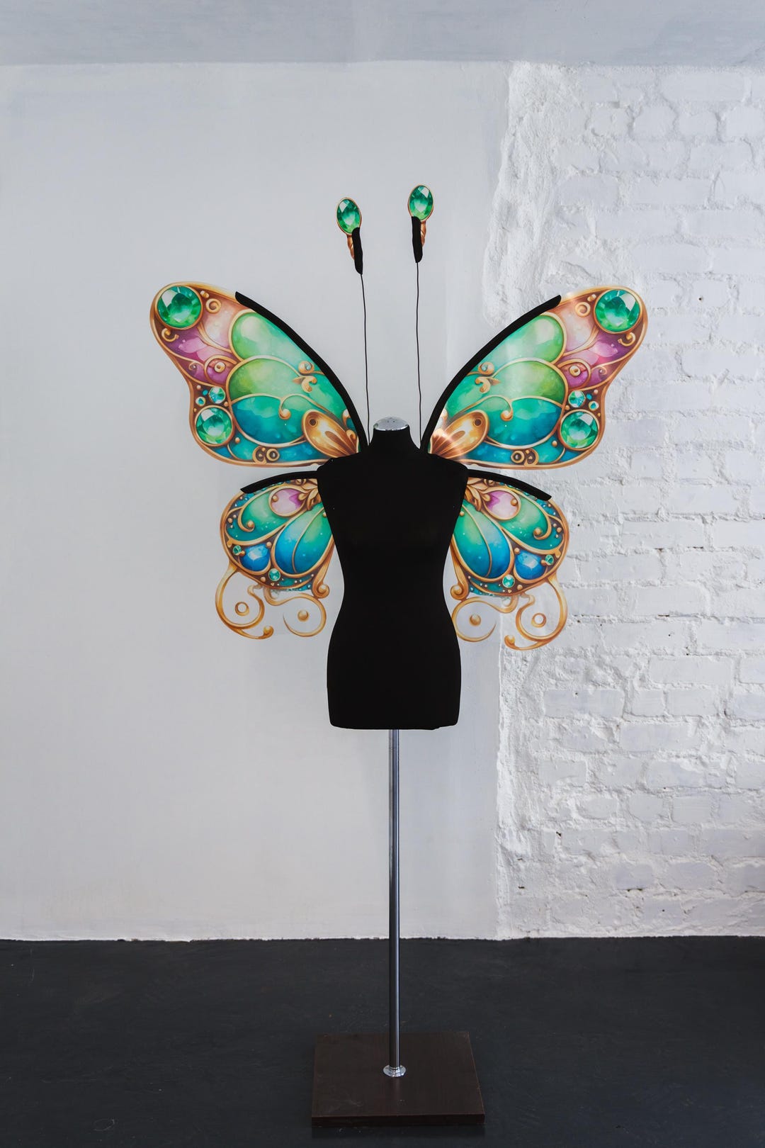 Colorful Fairy Wings Costume: Fantasy Cosplay, Elf Butterfly Wings - Etsy