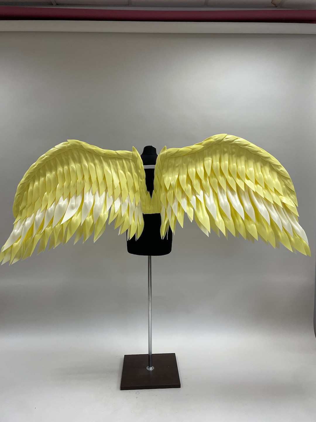Adam Wings, Cosplay Costume, Hazbin Hotel, Yellow and Light Yellow ...