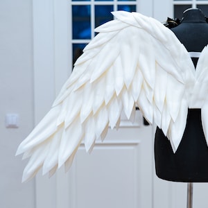 White Angel Wings Costume, Photography Prop, Halloween, Cosplay Costume ...