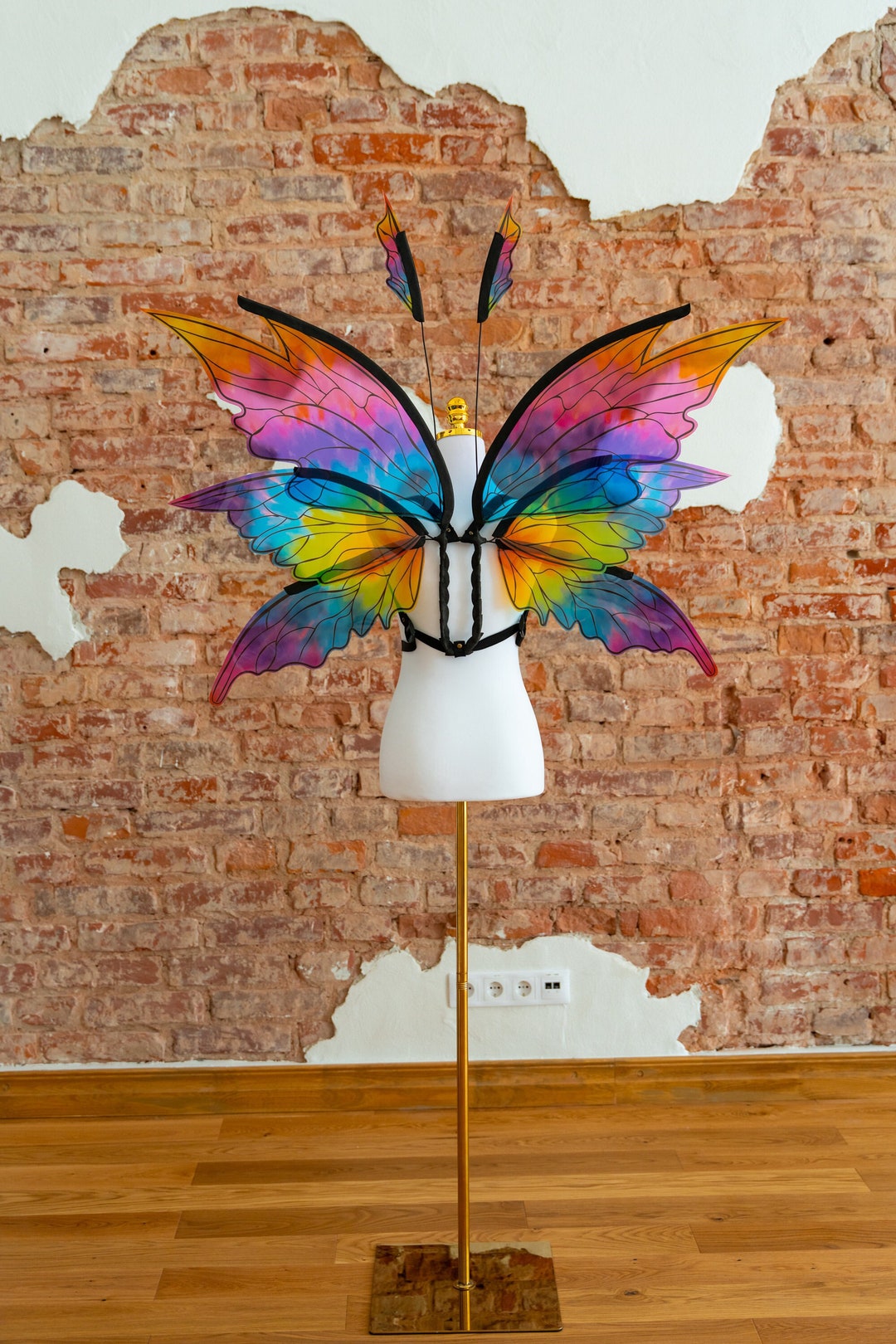 Colourful Iridescent Fairy Wings: Cosplay Costume, Event Decor - Etsy
