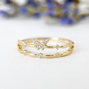 Butterfly Ring - Etsy