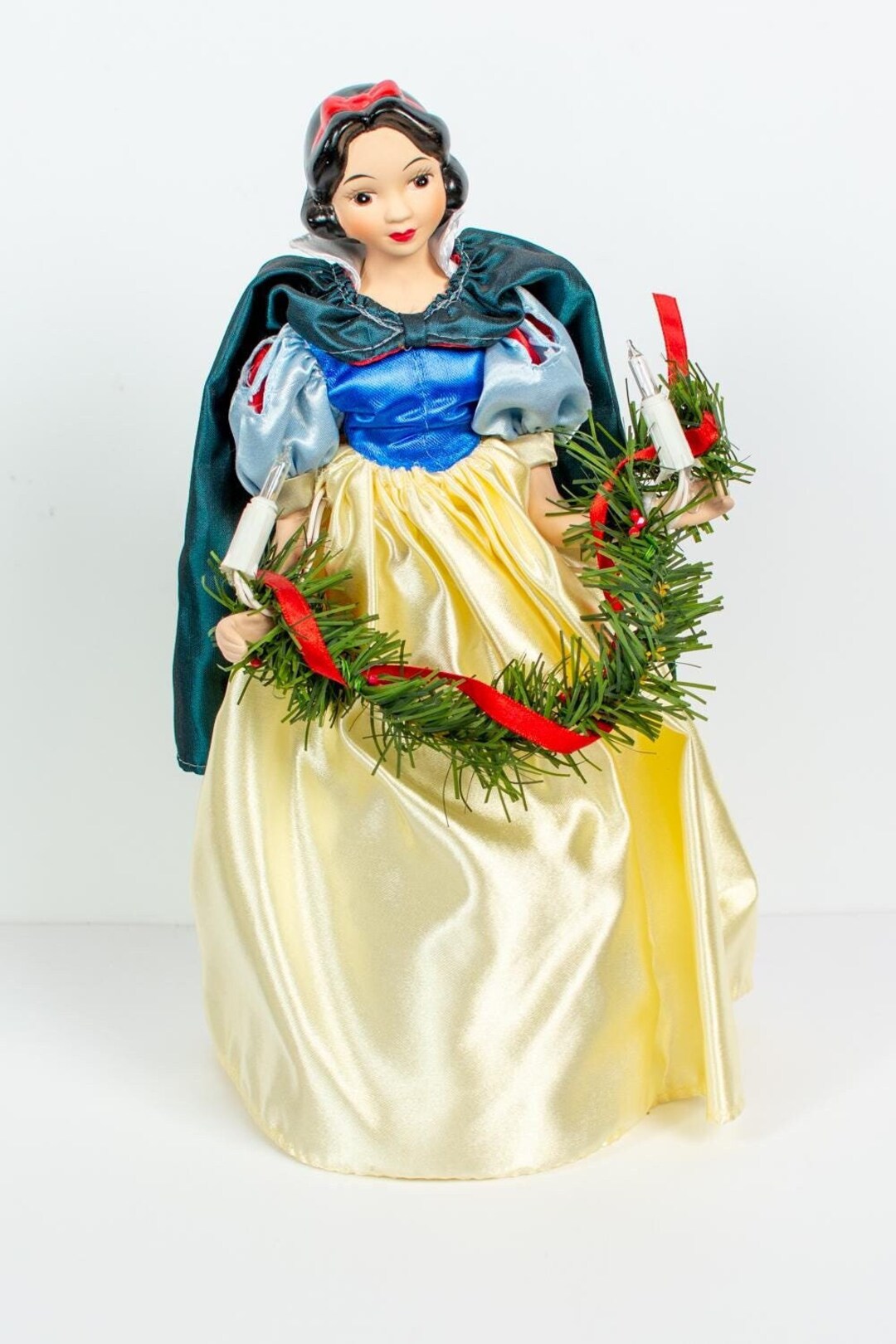 Snowwhite Lighted Christmas Tree Topper Vintage - Etsy