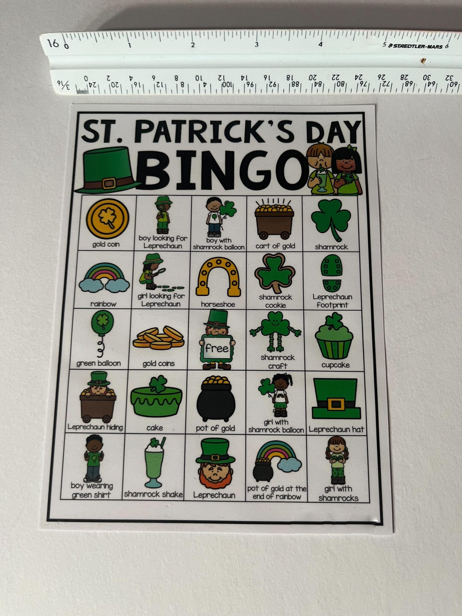 St. Patrick's Day Bingo Cards-teacher Supplies - Etsy