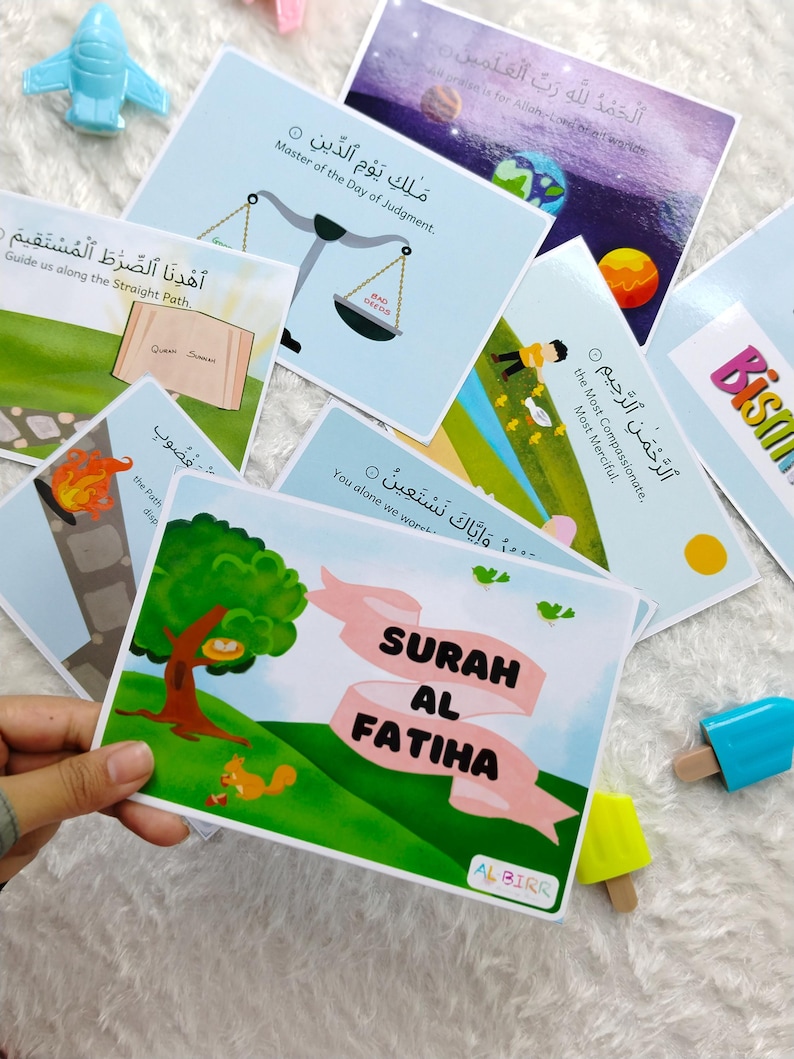 Surah Fatiha Flashcards - Etsy
