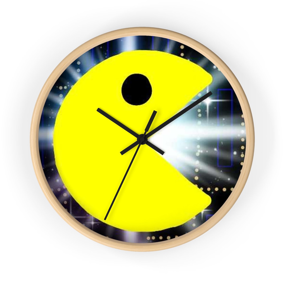 PAC-MAN Wall Clock - Etsy