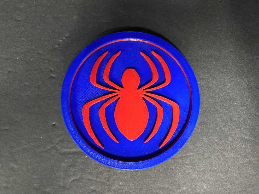 Spider-man 3D Printed Coaster Marvel Comics - Etsy