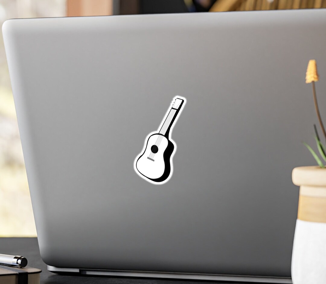 Guitar Sticker, Kiss-cut Vinyl Decals, Music Sticker, Classical Guitar ...