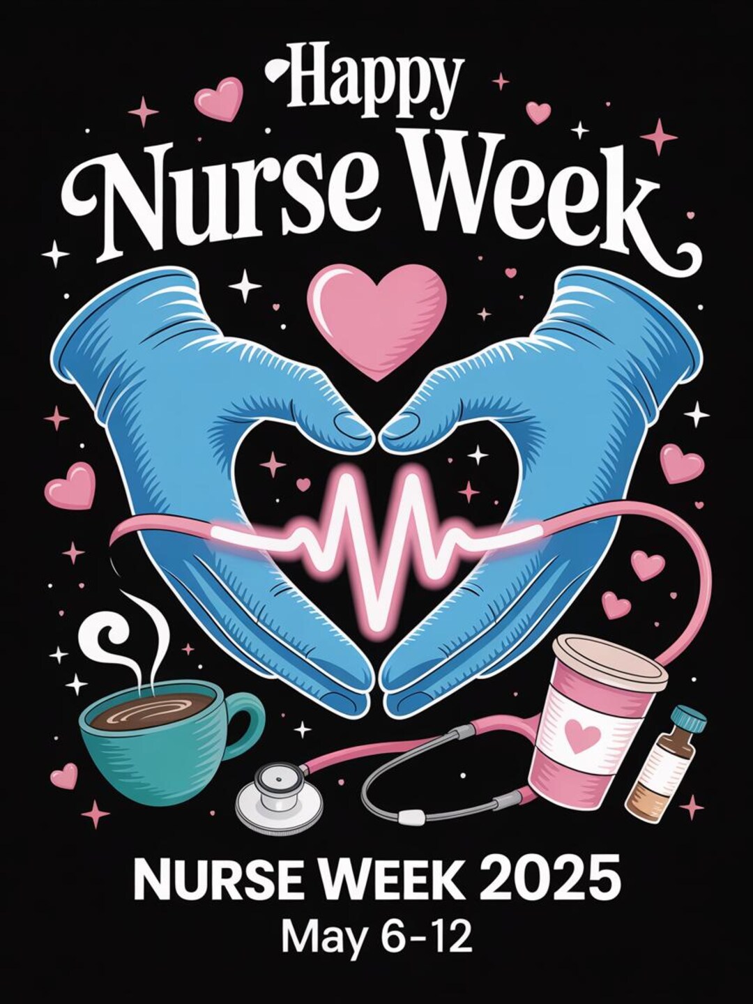 Nurse Appreciation Week Png Svg - Happy National Nurses Week 2025 ...