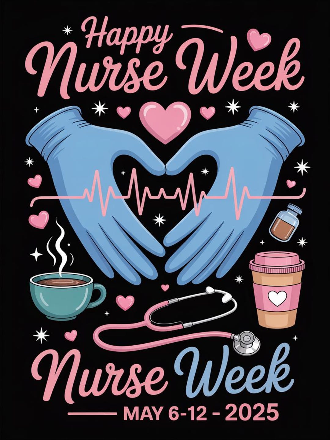 Nurse Week SVG PNG, Nurse Appreciation Design, Nurse Week Digital ...