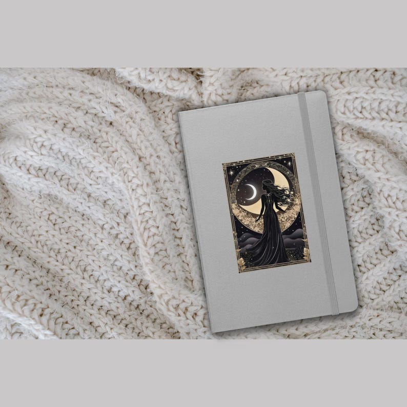 Celestial Goddess Journal - Lined Notebook With Ribbon Bookmark - Etsy