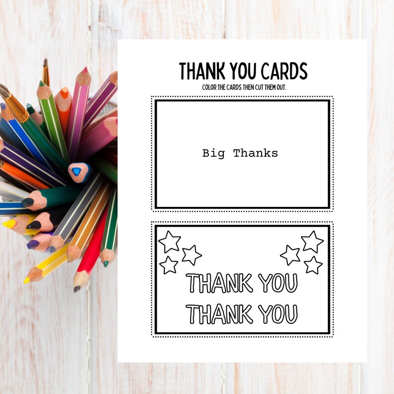 Teacher Appreciation Card From Kids, Printable Thank You Coloring Card ...