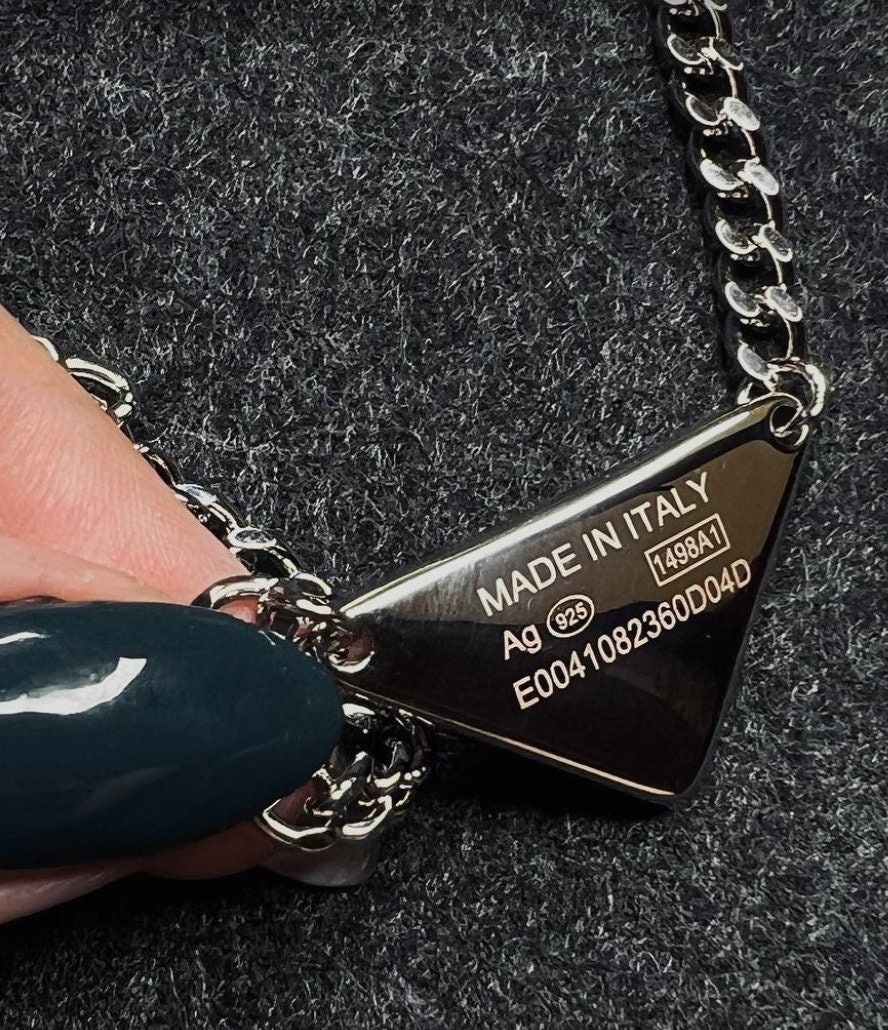 Vintage Prada Amulet Chain Necklace Choker - Etsy