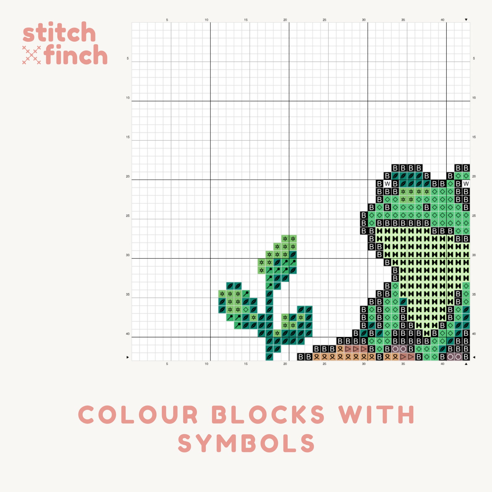 Cute Frog Cross Stitch Pattern Frog W/ Knife Funny Cross Stitch Pattern ...