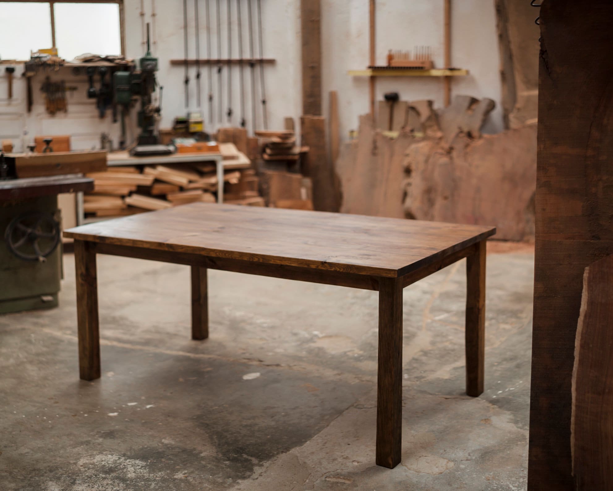 Farmhouse Table - Made to Order - Free Delivery and Set-up in Lisbon - Etsy