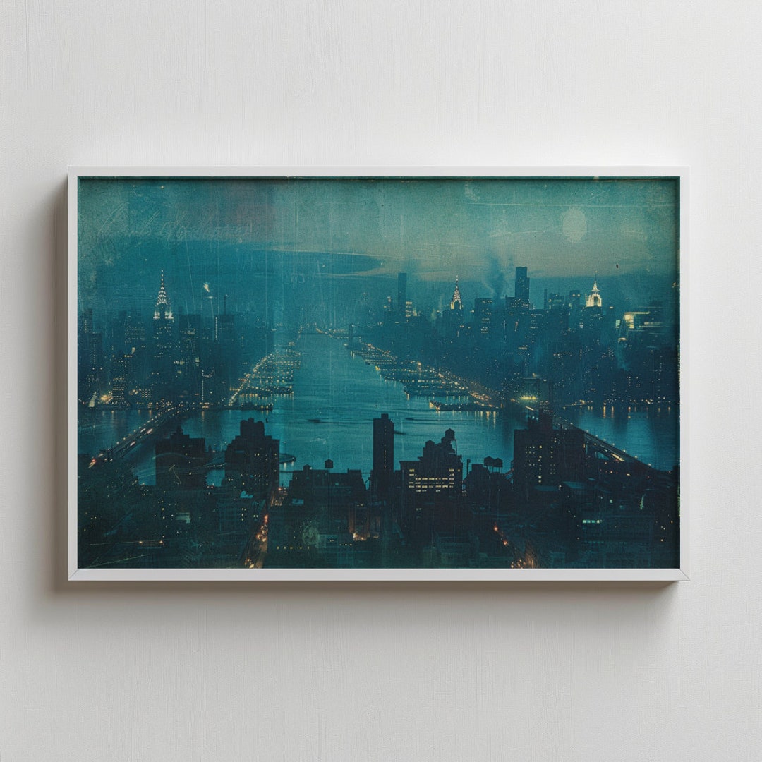 The Hudson River, Digital Art, Printable Wall Art, Instant Download - Etsy