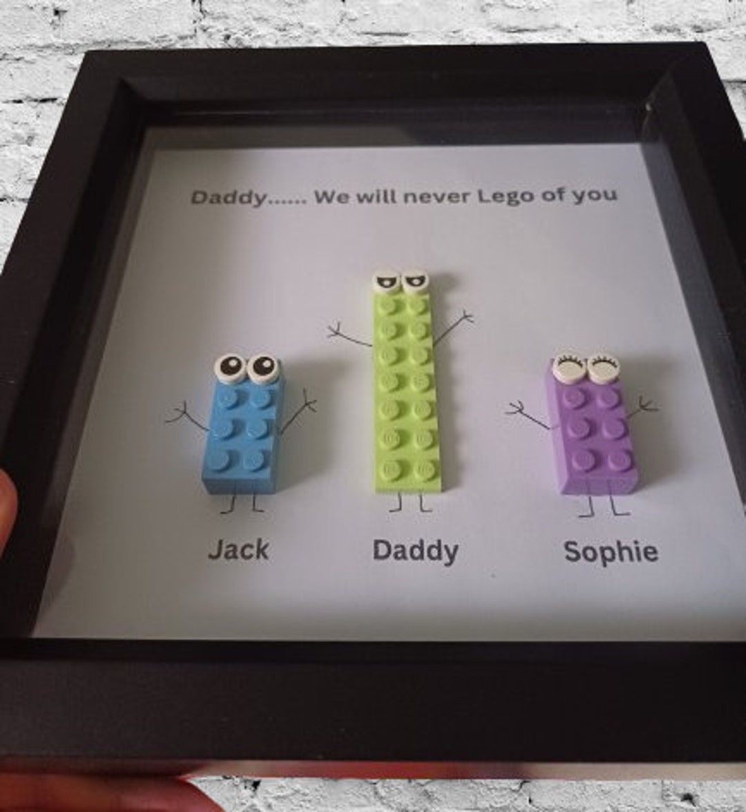 Father's Day, Family, Building Bricks, First Father's Day, Lego Gift ...