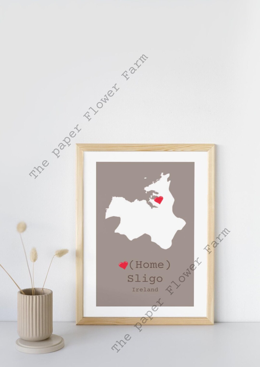Digital Download, Sligo Home, Sligo Map Print, Map of Sligo Print ...