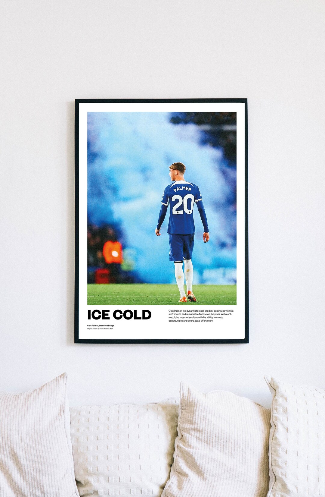 Cole Palmer Chelsea Fc Football Poster Print Vintage Retro A4 Print ...