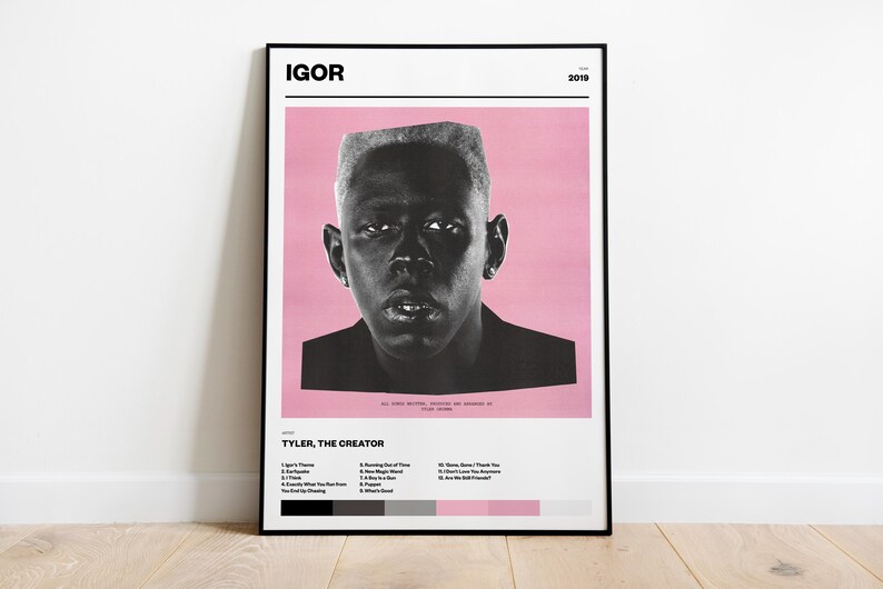 Tyler, the Creator - Igor - Album Poster - Vintage - Frame Not Included ...