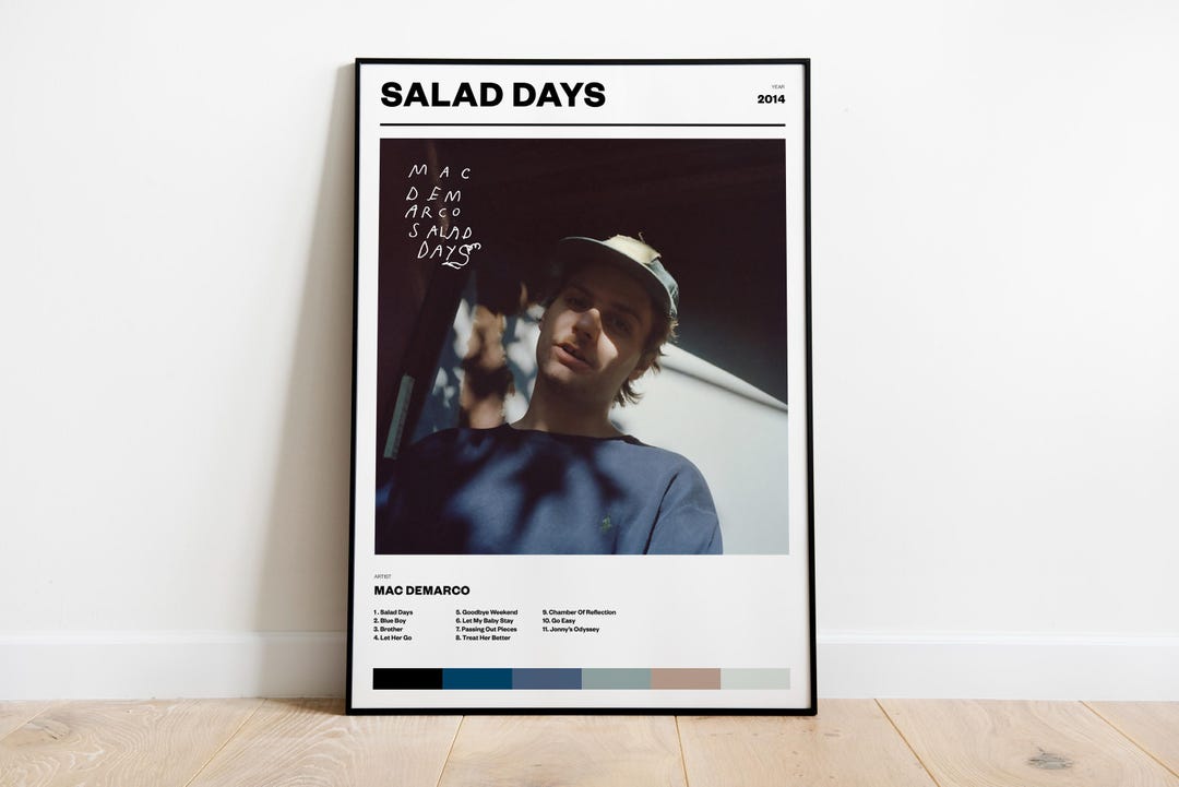 Mac Demarco Salad Days Album Poster / Album Cover Poster / Music Gift ...