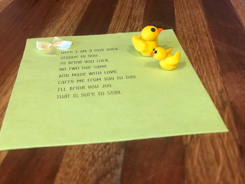 2 Pc One of a Kind Good Luck Ducks- Handmade From Clay. - Etsy